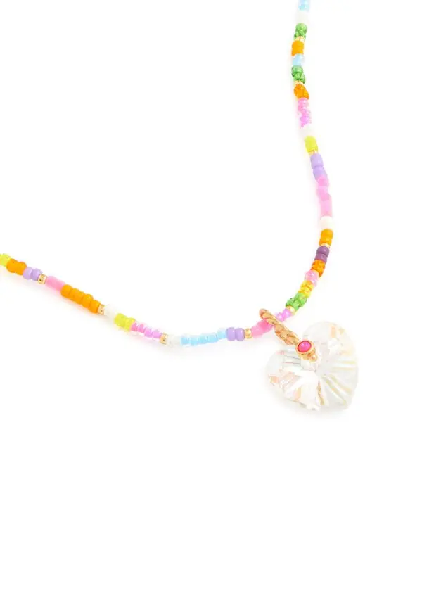 Anni Lu Hearty Eldorado 18kt Gold-plated Beaded Necklace