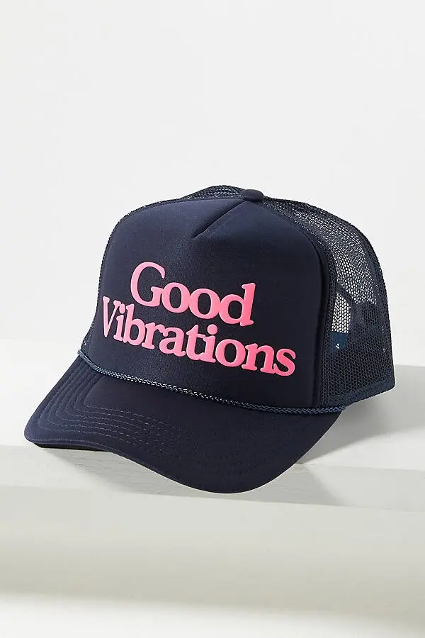 ASCOT + HART Good Vibrations Trucker Hat - Navy