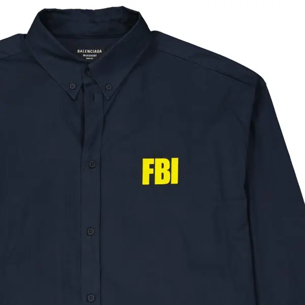 Balenciaga Fbi Cotton Shirt