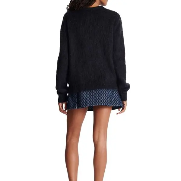 Balmain Logo Pullover - Black
