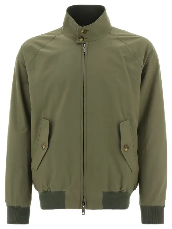 BARACUTA G9 Harrington Bomber Jacket - Green
