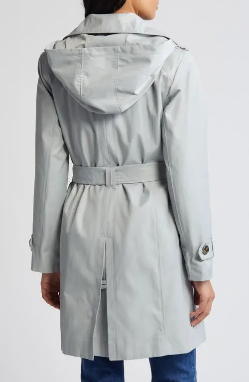London Fog Water Repellent Belted Trench Coat