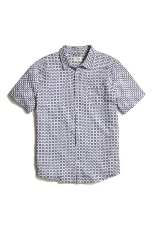 Marine Layer Short Sleeve Stretch Button-up Shirt