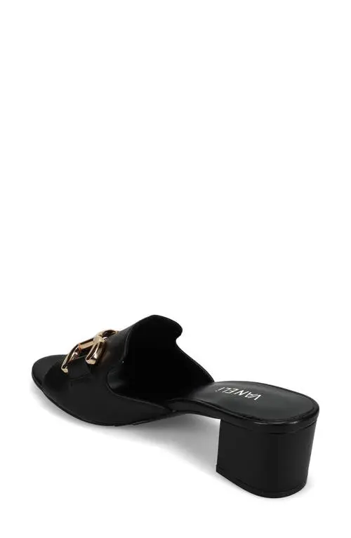 Vaneli Oksana Block Heel Sandal - Black