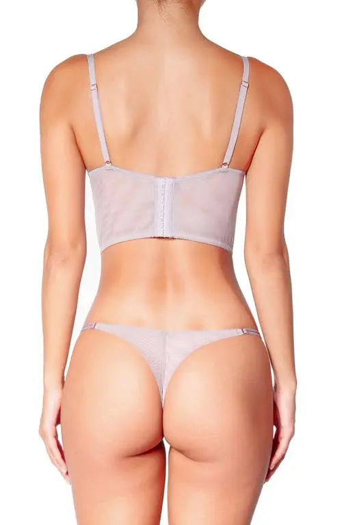 HUIT Caf Fleur Bustier - Taupe