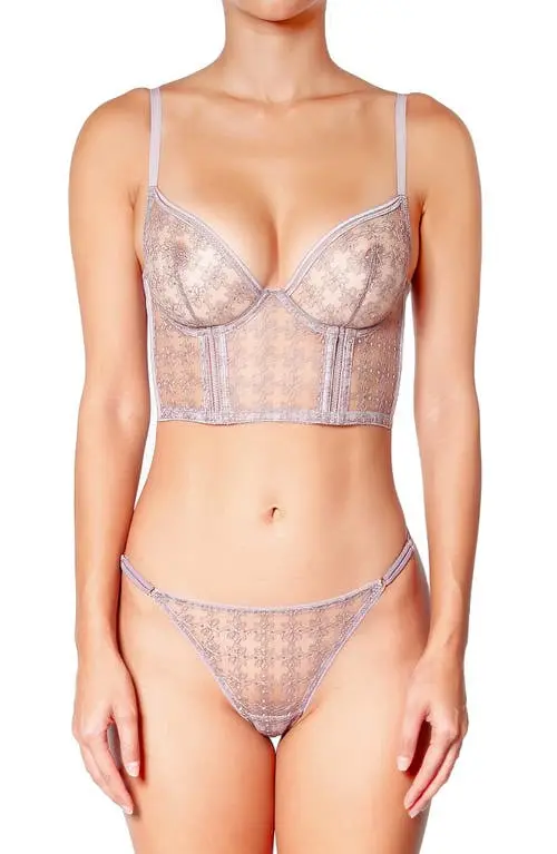 HUIT Caf Fleur Bustier - Taupe
