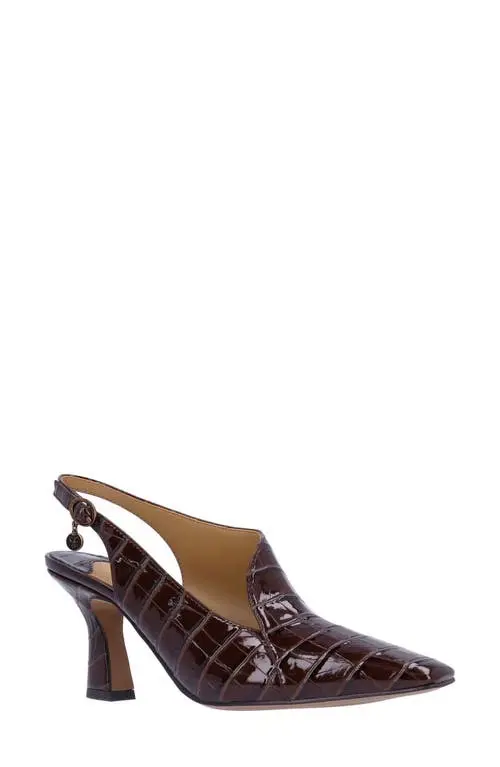 J. Reneé Prissy Slingback Pump - Brown