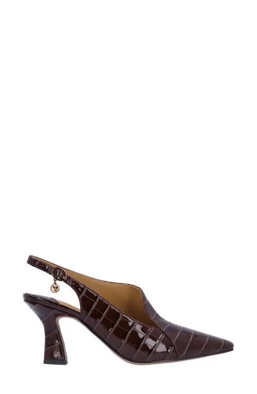 J. Reneé Prissy Slingback Pump - Brown