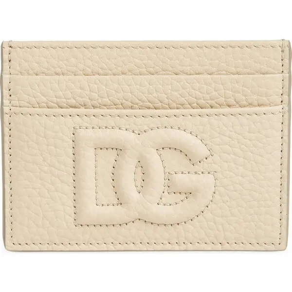 Dolce & Gabbana Dg Puffy Logo Leather Card Case - Sabbia 3