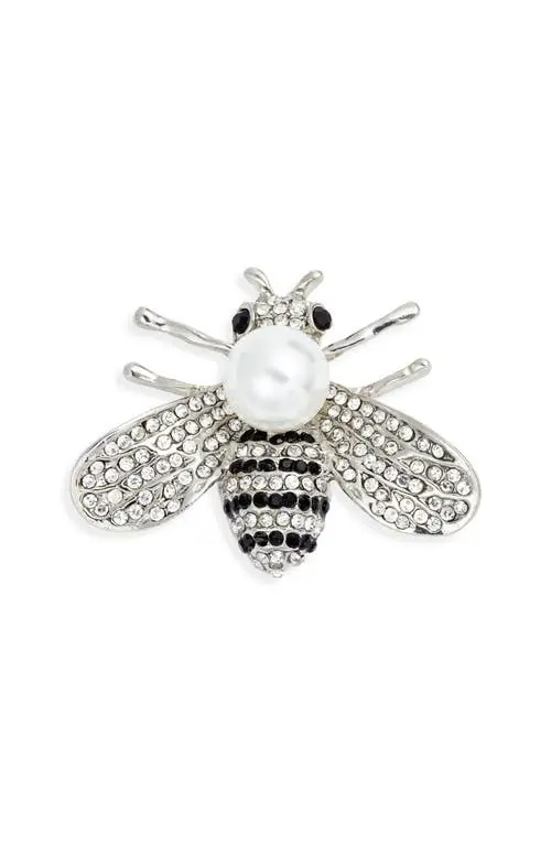 CLIFTON WILSON Bee Lapel Pin - Silver