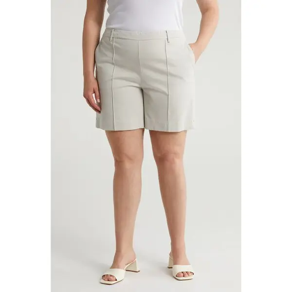Lyssé Stretch Twill Shorts - Washed Chino