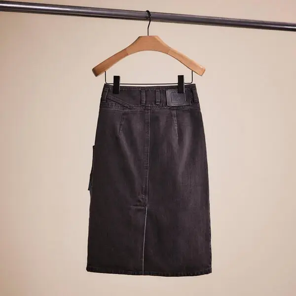COACH® Restored Denim Skirt