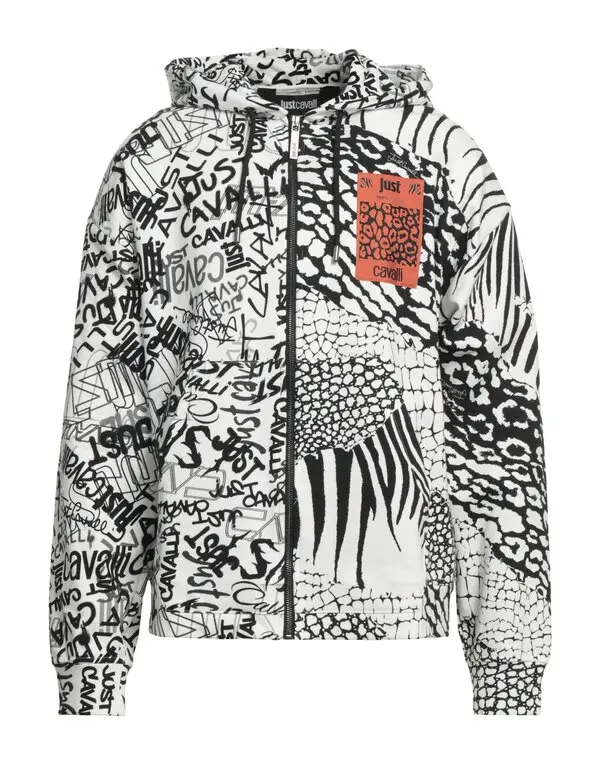Just Cavalli Cotton French Terry Zip-up Hoodie