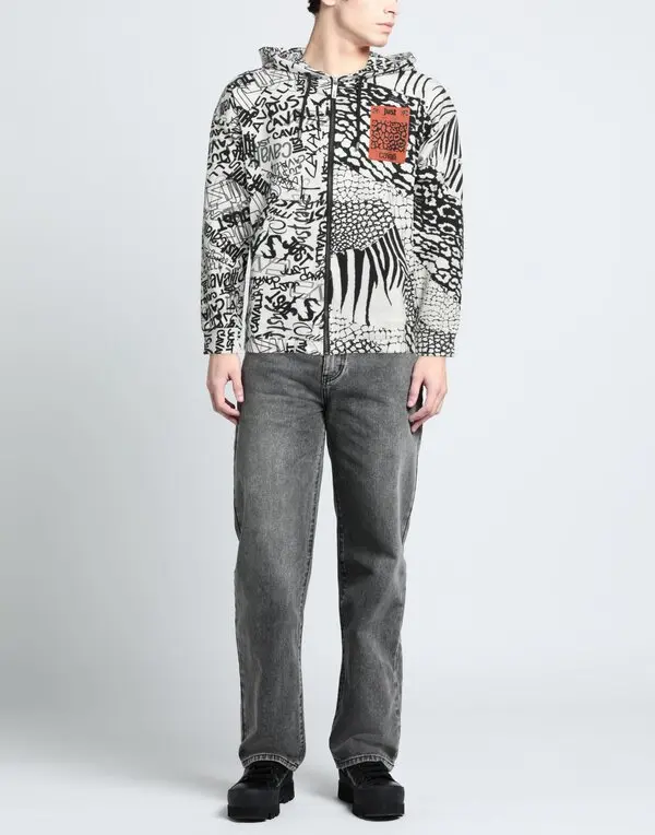 Just Cavalli Cotton French Terry Zip-up Hoodie