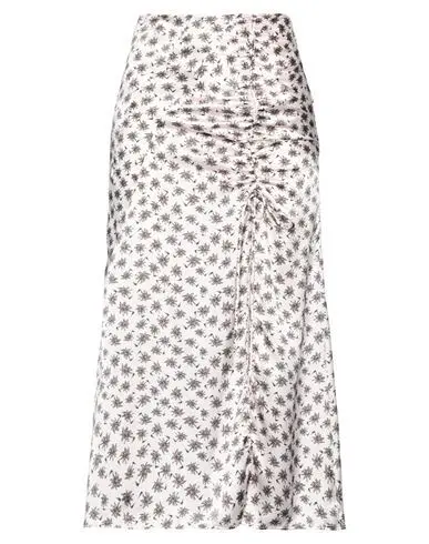 Maje Midi Skirt In Polyester With Floral Print