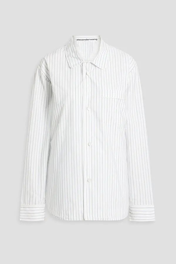Alexander Wang Striped Poplin Shirt