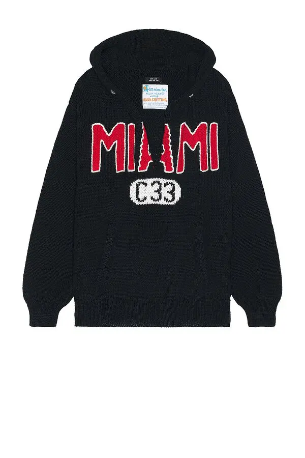トップス iceandtechno game type logo knit M ICECREAM running dog knit sweatshirt in black | ASOS