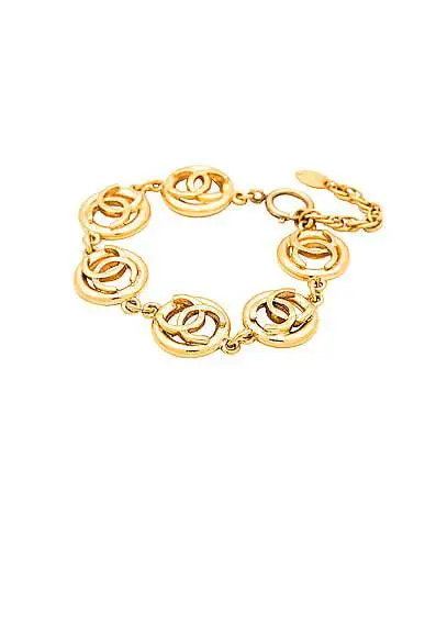 Chanel Coco Mark Bracelet In Metallic