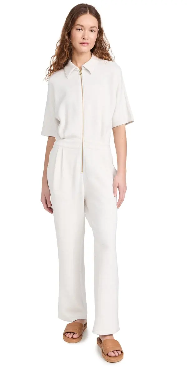 Varley Corrine Jumpsuit - Ivory Marl