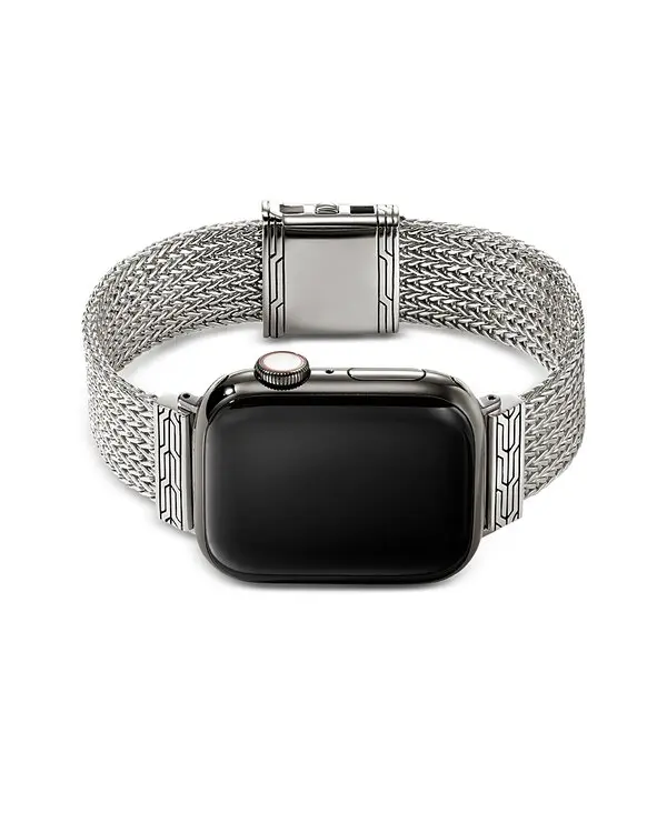 John Hardy Sterling Apple Watch Bracelet - Silver
