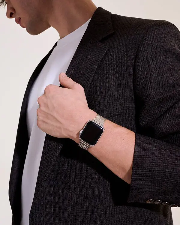 John Hardy Sterling Apple Watch Bracelet - Silver