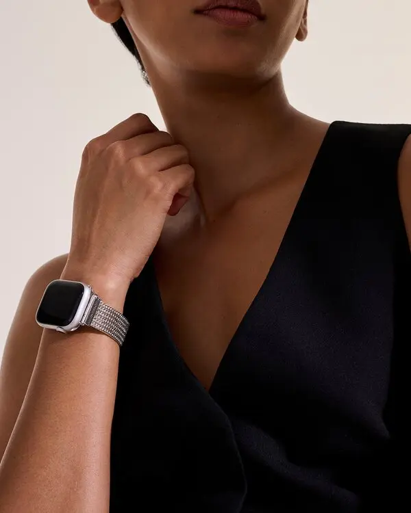 John Hardy Sterling Apple Watch Bracelet - Silver