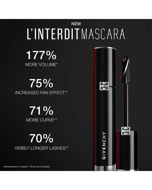 Givenchy L'interdit Volumizing & Lengthening Mascara - No Color