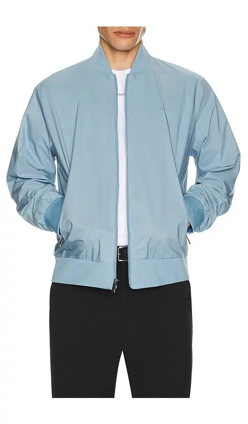 Calvin Klein Matte Bomber Jacket - Faded Denim
