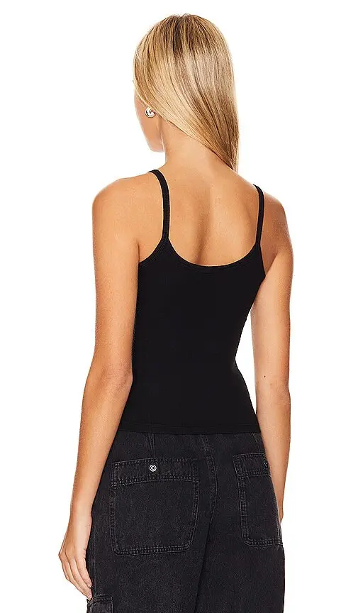 Cotton Citizen Verona Spaghetti Tank - Jet Black