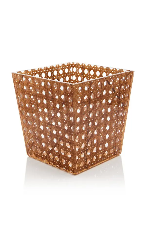 MODA DOMUS Wicker Waste Basket - Neutral