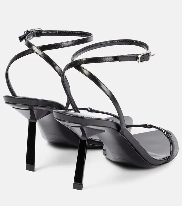 Saint Laurent Kitty 75 Leather Sandals