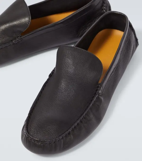 THE ROW Lucca Leather Loafers