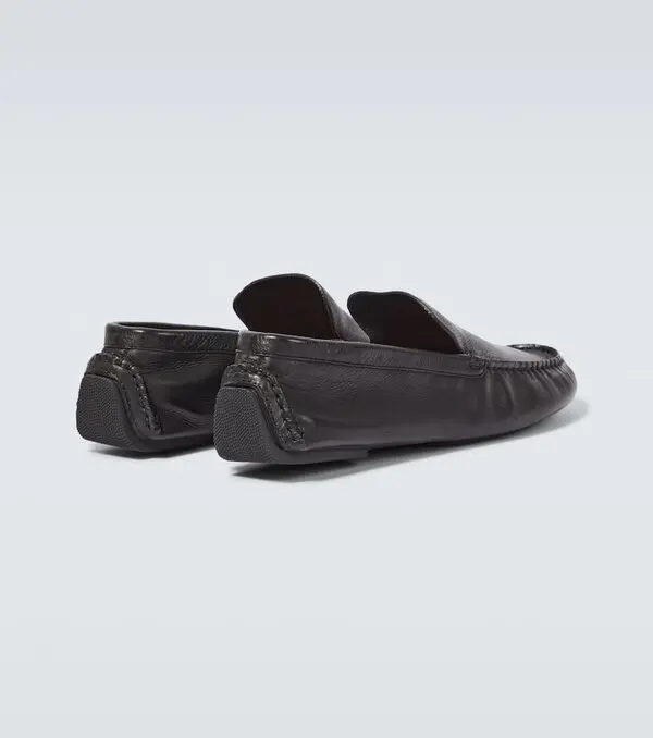 THE ROW Lucca Leather Loafers