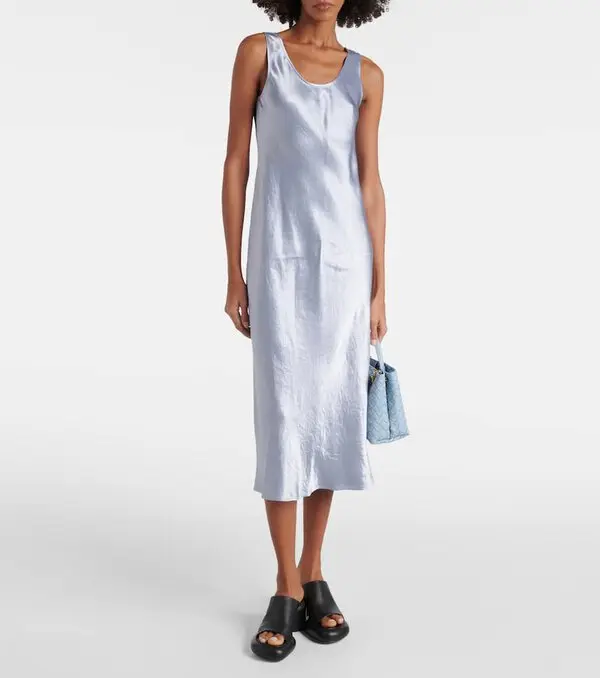 Max Mara Talete Satin Slip Dress
