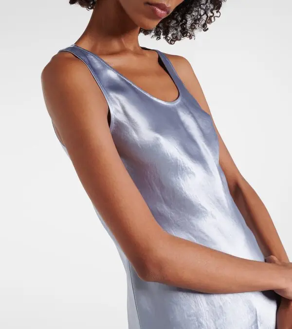 Max Mara Talete Satin Slip Dress