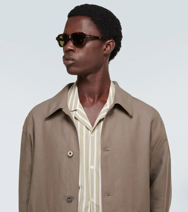 Zegna Rectangular Sunglasses