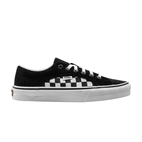 VANS Lampin Checkerboard Corduroy Sneakers - Black