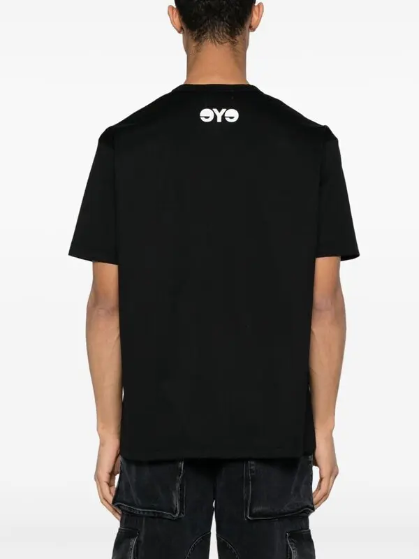 Junya Watanabe X Carhartt Logo-print Cotton T-shirt - Black