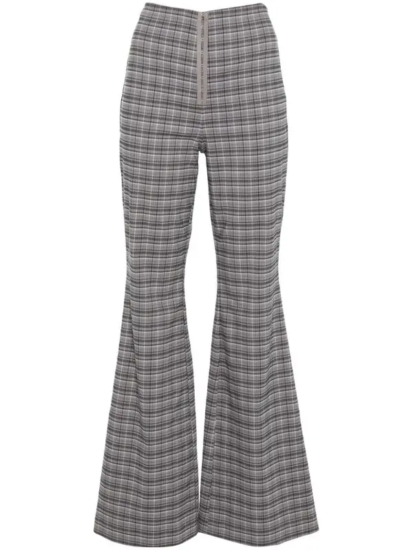Remain Birger Christensen Checked Flared Trousers