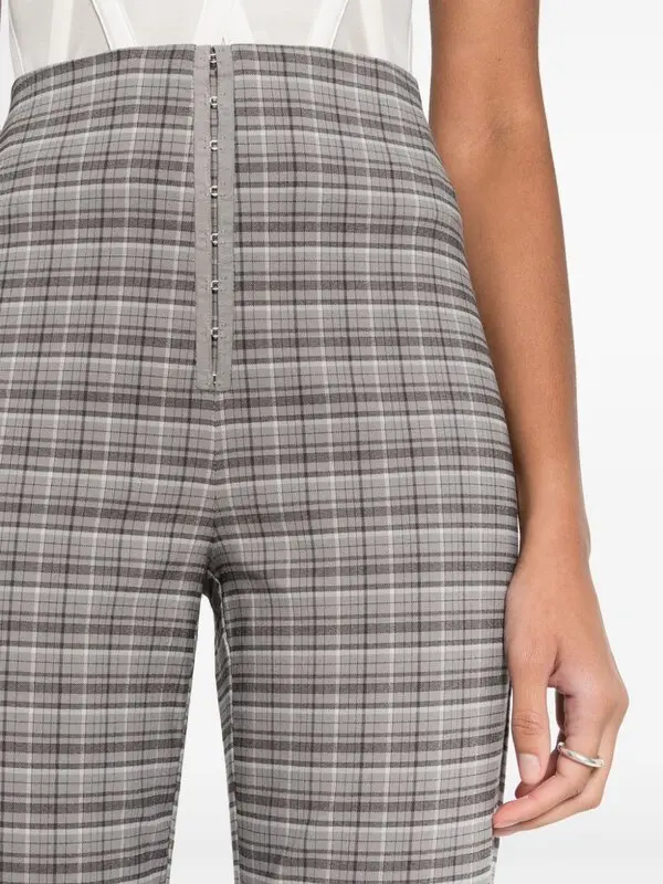 Remain Birger Christensen Checked Flared Trousers