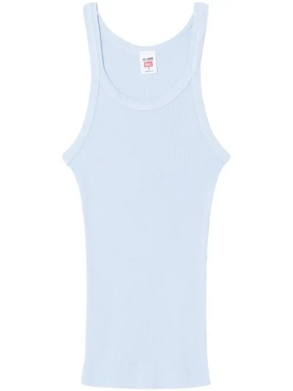 RE/DONE Ribbed Knit Tank Top