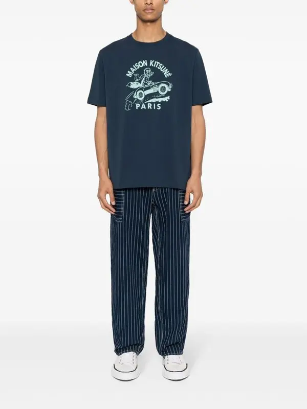 Maison Kitsuné Racing Fox Cotton T-shirt