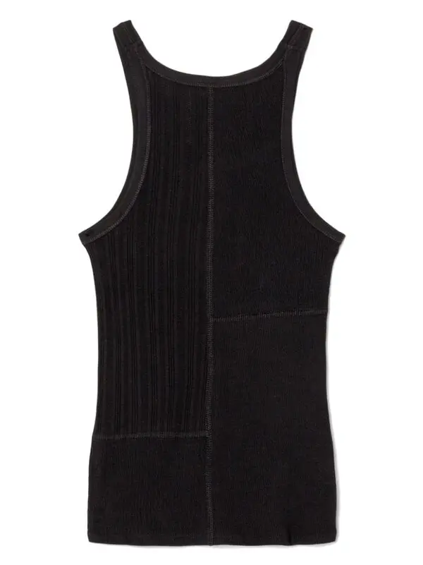 RE/DONE Panelled Cotton Tank Top