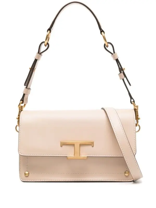 TOD'S T Timeless Shoulder Bag - Neutrals
