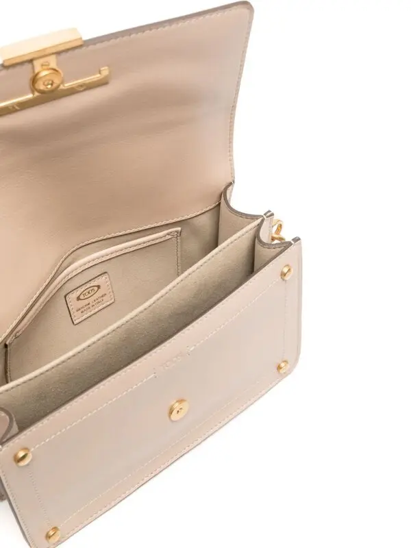 TOD'S T Timeless Shoulder Bag - Neutrals