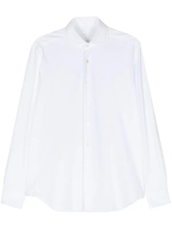 XACUS Poplin Long-sleeves Shirt - White