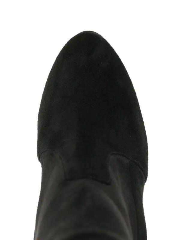 Casadei Flora 140mm Platform Ankle Boots - Black