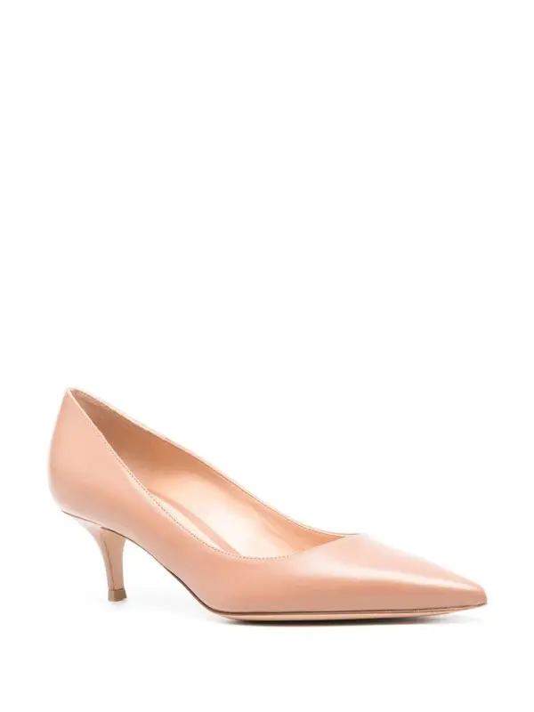 GIANVITO ROSSI 55mm Leather Pumps - Neutrals