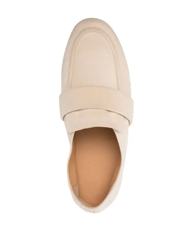 Marsèll Steccoblocco Nubuck Leather Loafers - Neutrals