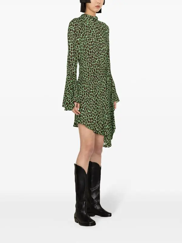 green giraffe print dress evans LTS Tall Green Giraffe Print Button Maxi Dress Outlet